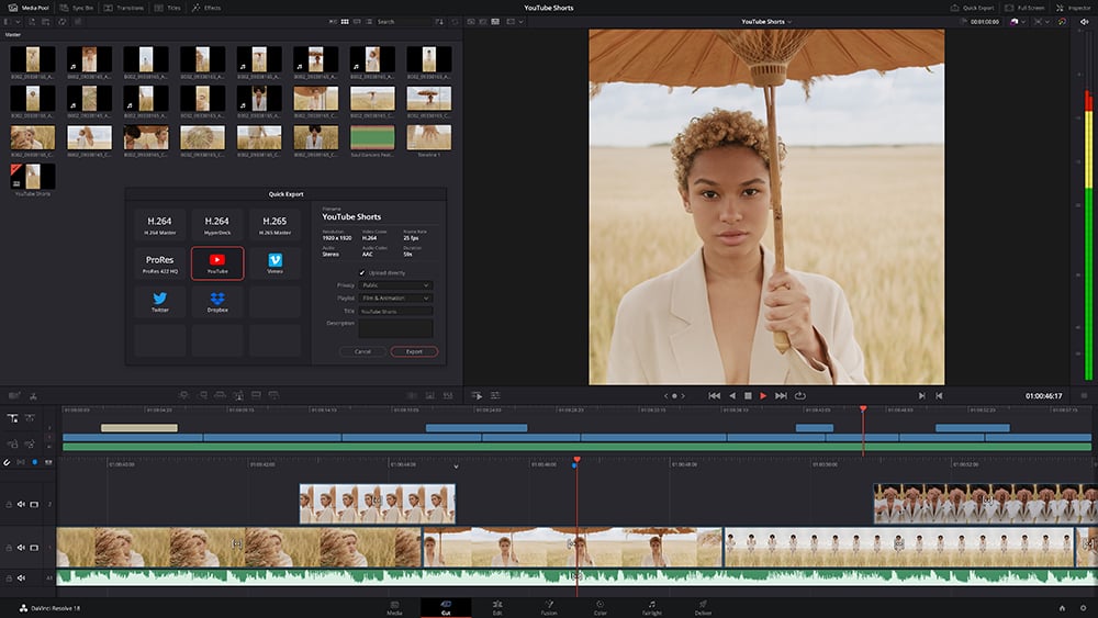 Blackmagic Adds Major Updates for Vertical Content in DaVinci Resolve 18.1