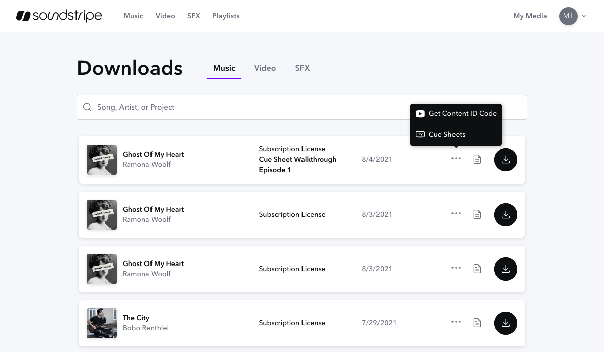 How to Find and Submit Cue Sheets